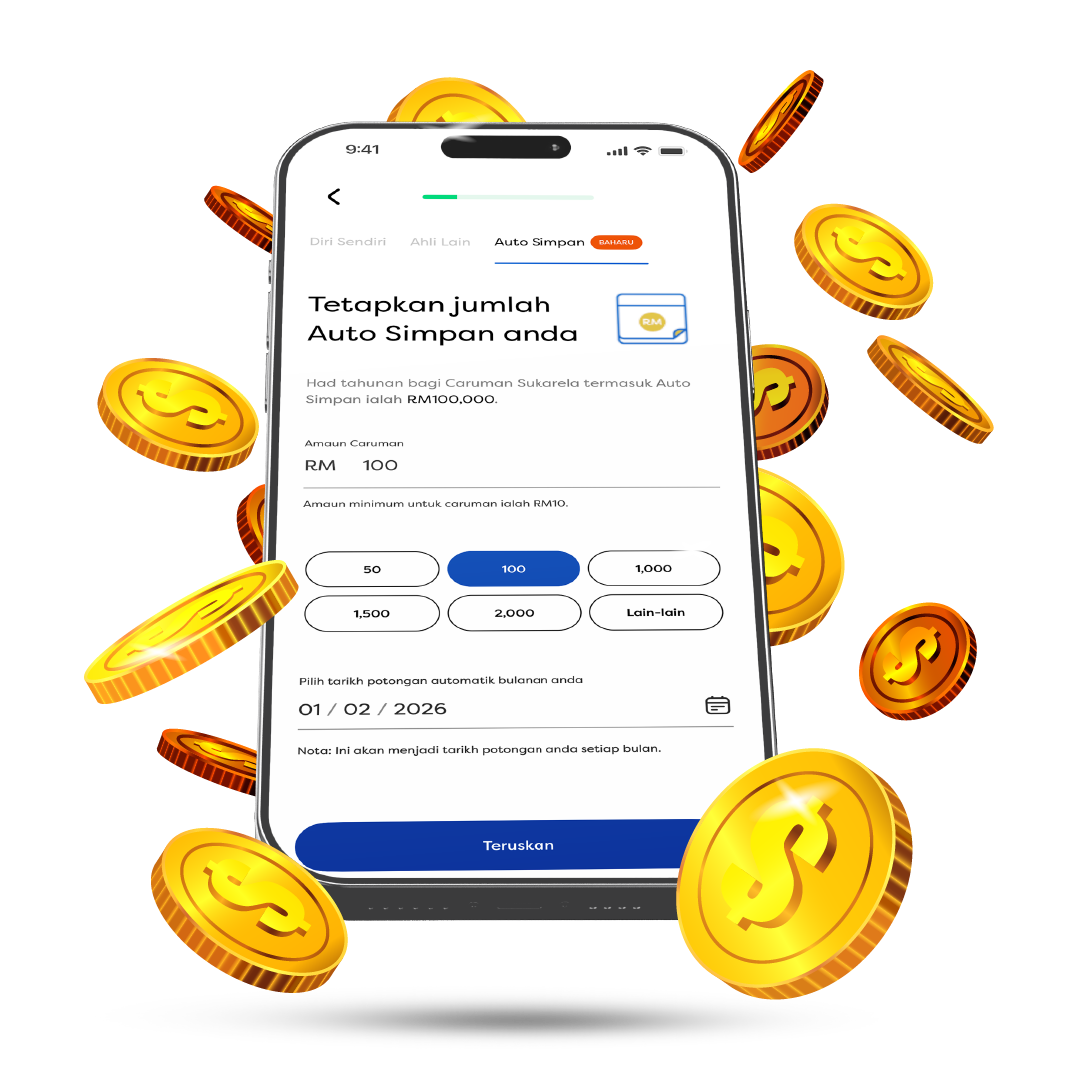 Cara Guna Auto Simpan di Aplikasi KWSP i-Akaun
